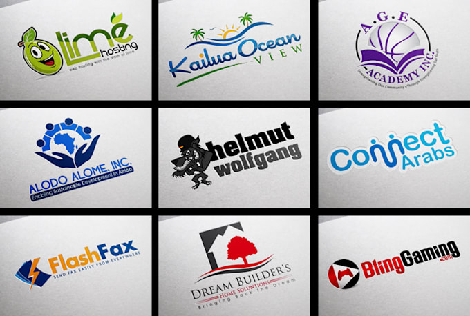 Unique high quality logo design by Pinkinill | Fiverr