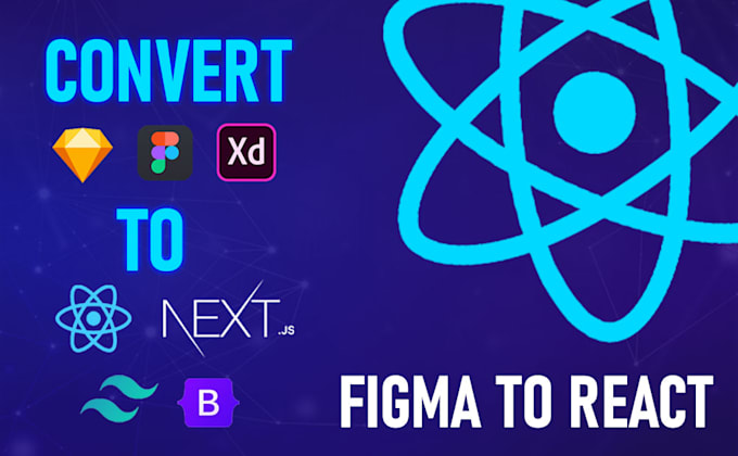 Convert figma to react or nextjs by Pixel2url | Fiverr