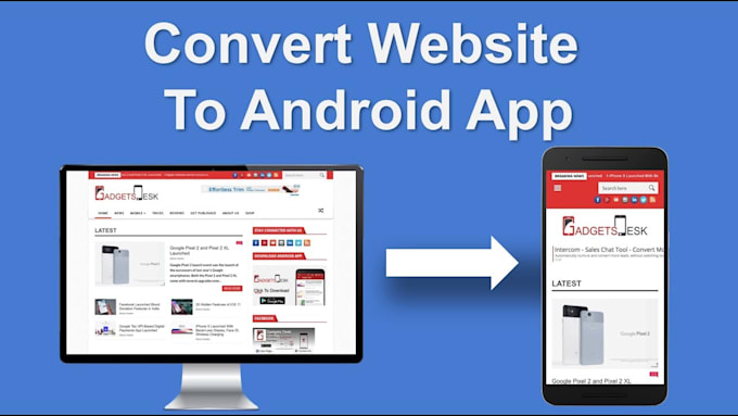 Convert your website into android app by Mk_linqtech5 | Fiverr