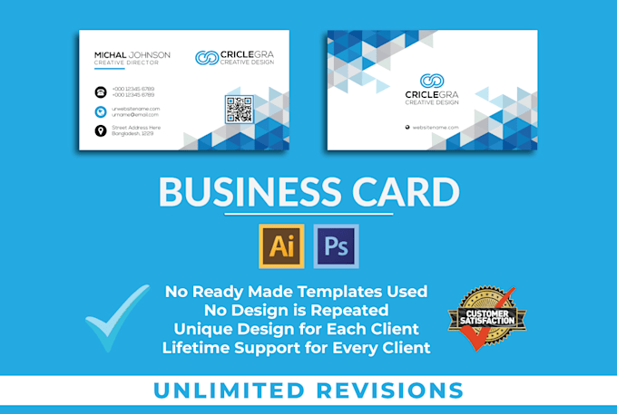 Design professional business card within 24 hours by Oashiur | Fiverr