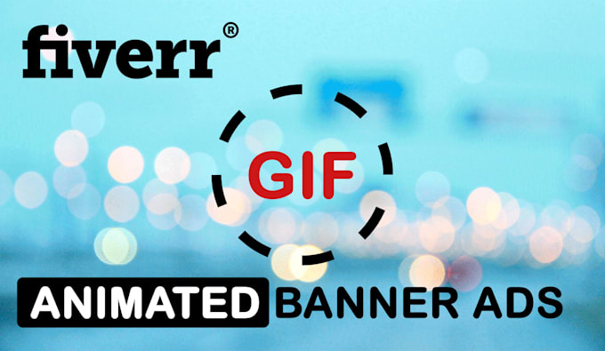 Create animated gif banner ads by Sunethd | Fiverr