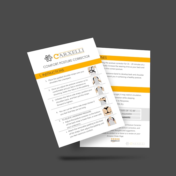 Design a professional product manual or guide by Babs_graphics1 | Fiverr