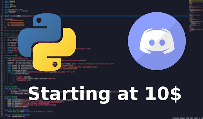 Create your custom discord bot using python by Spidertyler2005 | Fiverr