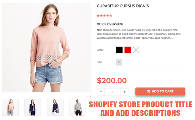 Edit your shopify store product title and add descriptions by Karnizbd ...