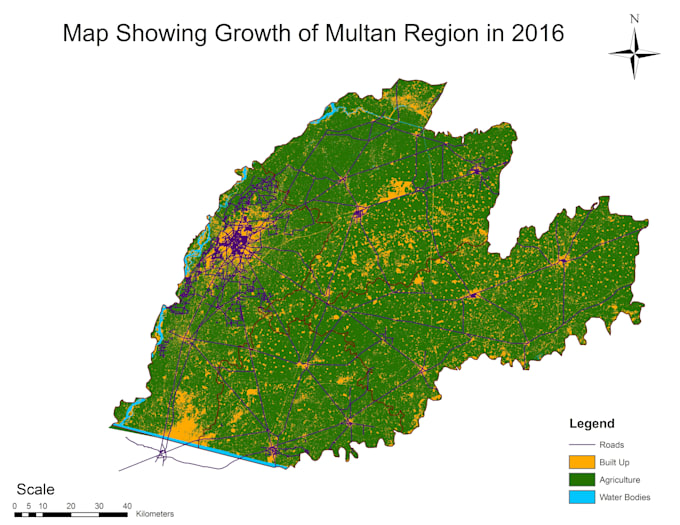 Erdas imagine software for future prediction by Humna_amjad | Fiverr