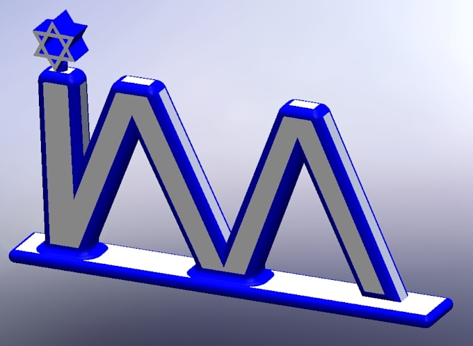 Design a 3d model of your logo for 3d print or animation by ...