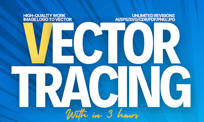 Convert raster to vector, vector tracing by Alexdesigni | Fiverr