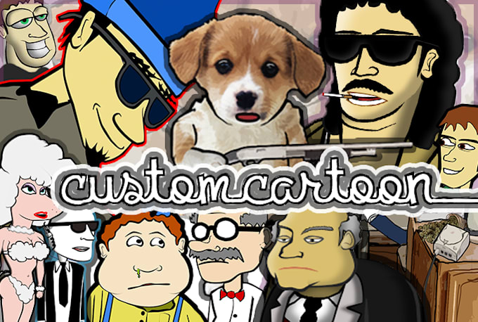 Create a custom cartoon character by Anonamix | Fiverr