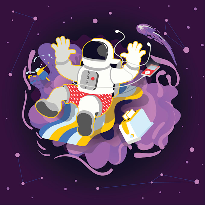 Design a modern illustration for website and application by L_nuge | Fiverr