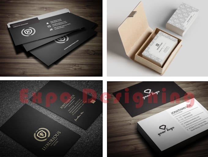 Design a 2 sided minimal business card by Expodesigning | Fiverr
