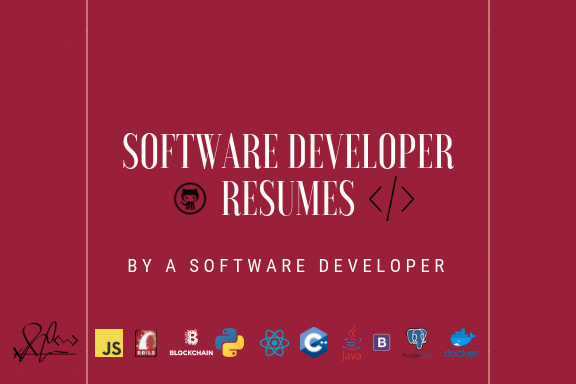 Write your software developer resume by Hunterorges | Fiverr