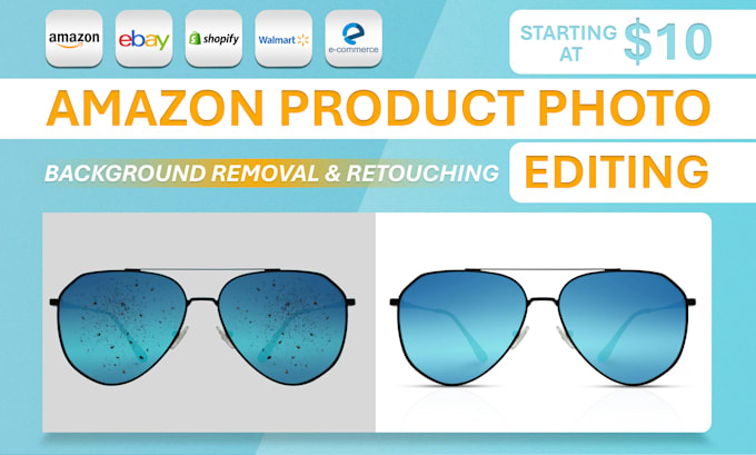Do amazon product photography editing and background remove by ...