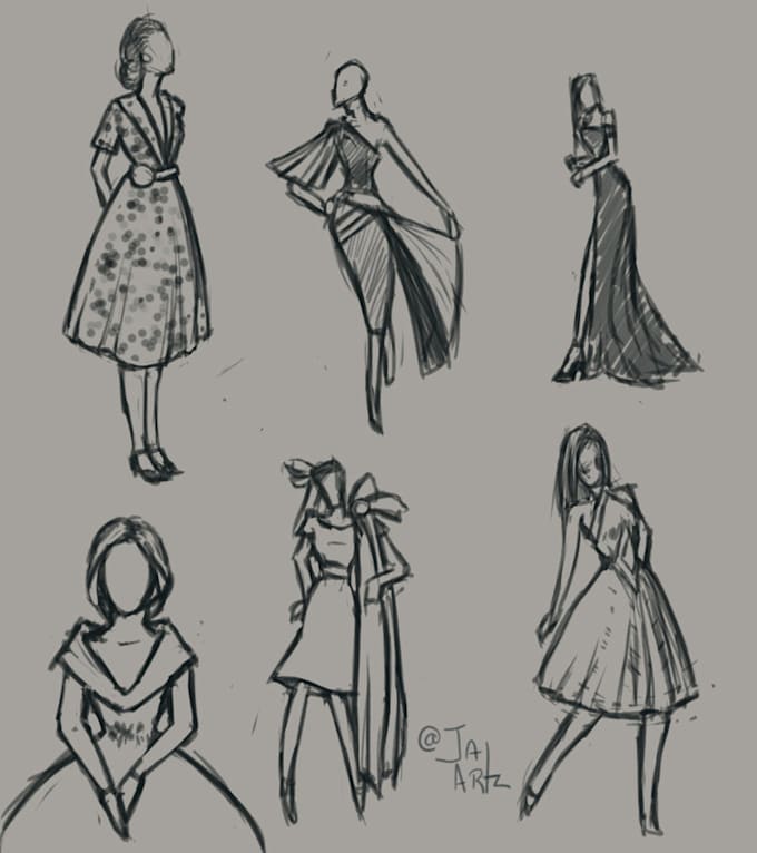 Create character variation sheet by Jaiartz | Fiverr