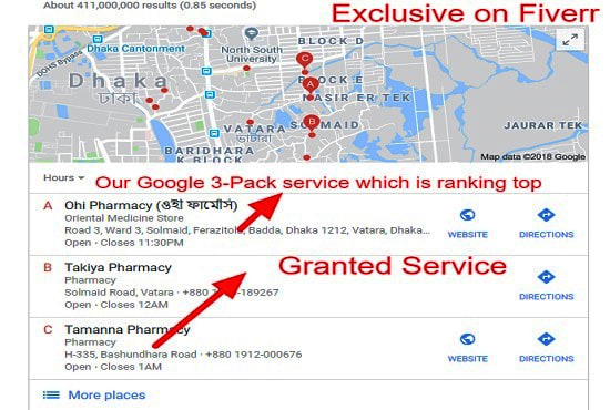 Rank up local business listing on google maps 3 pack by Mdriazuddin ...