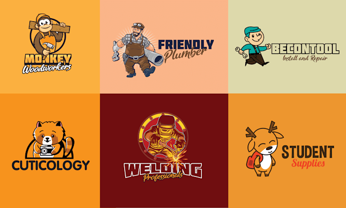 Design a mascot cartoon logo by Pro_logo_team1 | Fiverr
