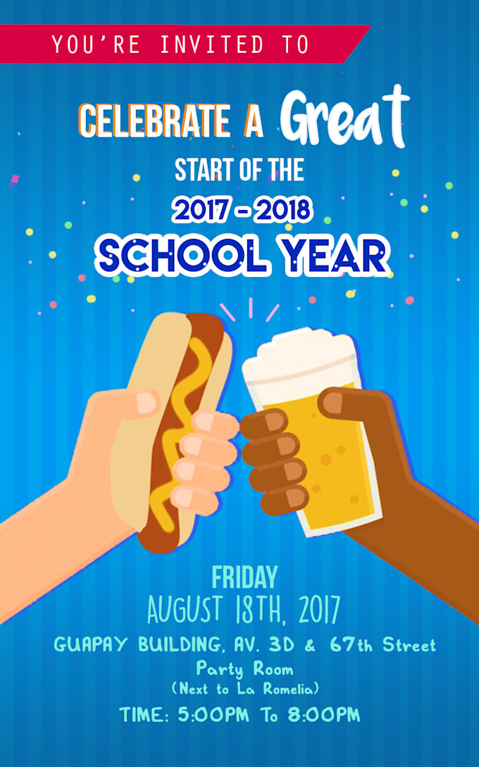 Design modern and fun party invitations for all occasions by Brownieyes ...