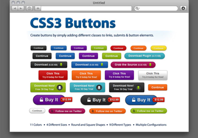 Animate your website with flashy and attractive buttons by Valner | Fiverr