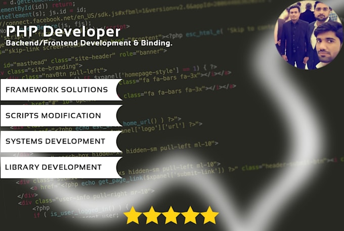 Be your dedicated php developer by Teamseven | Fiverr