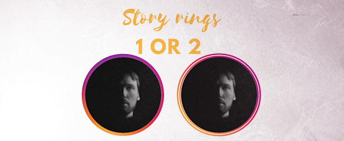 Create story ring for your instagram profile picture by Karmaphoto | Fiverr