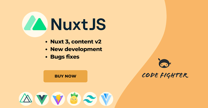 Create awesome nuxt js app and fix issues by Code_fighterr | Fiverr