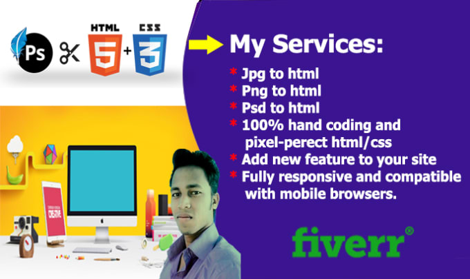 Convert xd,sketch,psd to html responsive design by Jakariaonu | Fiverr Convert xd,sketch,psd to html responsive design by Jakariaonu | Fiverr