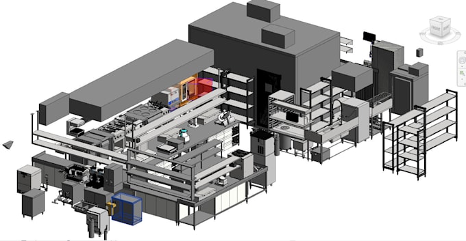 Design in revit or autocad commercial kitchen incuding mep schedule by ...