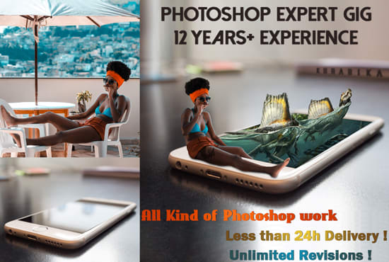 Make a very unique photoshop edit for you by Kurabika | Fiverr
