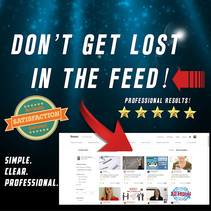 Design a stunning fiverr gig picture by Kylebarkle | Fiverr