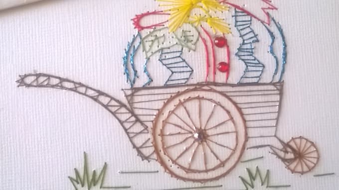 Make greeting cards with mathematical embroidery by Agnes111 | Fiverr