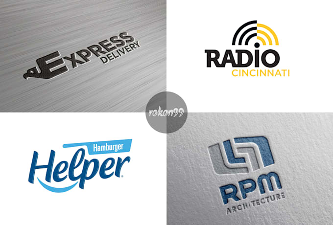 Create modern text logo design by Rokon99 | Fiverr