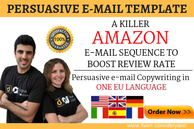 Send an amazon reviews email template to boost feedback rate by Deryano ...