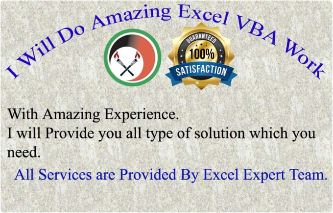 Do Excel Vba Tasks And Automation Using Excel Vba And Macro By Expertexcel863 Fiverr
