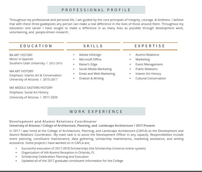 Create your job applicant portfolio by Kaitarmen | Fiverr