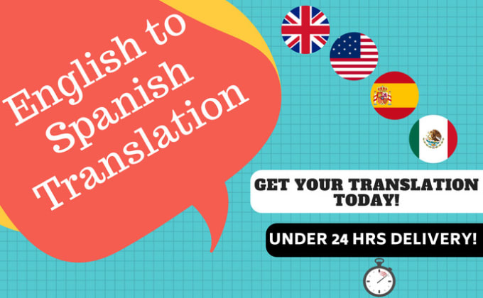 Deliver A Perfect English To Spanish Translation By Cristianwrites Fiverr