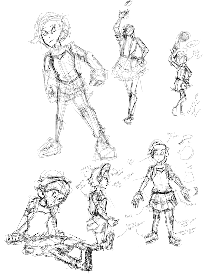 Bring your characters to life with art by Thewk00 | Fiverr