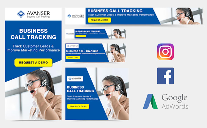 Design simple and nice web banner ads by Nathanhong0512 | Fiverr