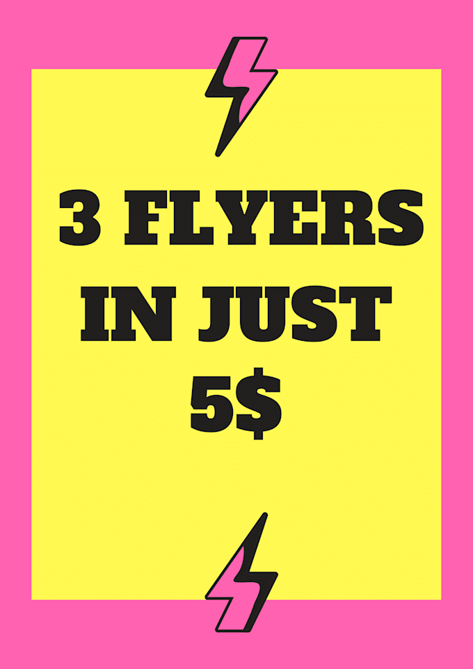 Create three flyers in just by Syeda_maham_ | Fiverr