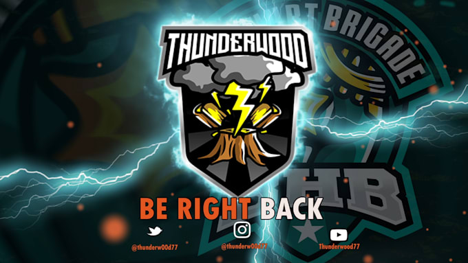 Create animated brb,starting soon, offline screen for twitch by In ...