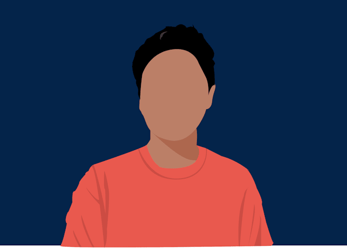 Create a professional looking minimal profile picture by ...