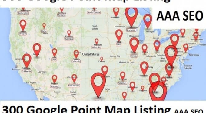 Create1000 google point map citations by Borshon282 | Fiverr