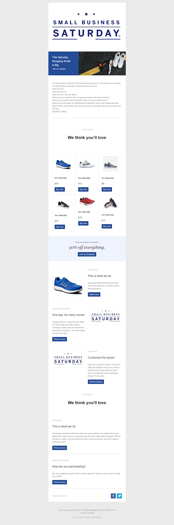 Design an html email, email template by Robin1099 | Fiverr