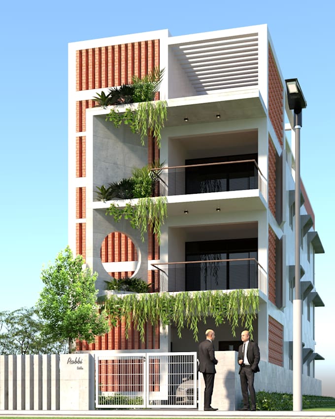 Building design, 3d model, rendering by Mohammadarc1995 | Fiverr