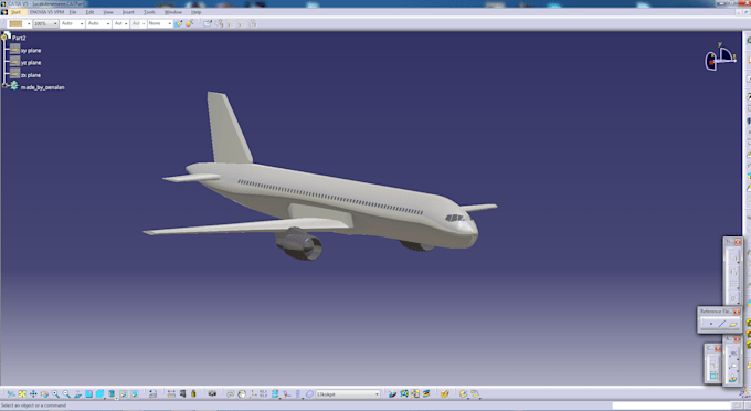 Design 2d and 3d models and render with using catia and solidworks by ...