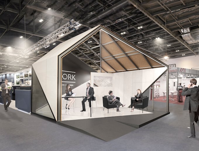 Design and 3d render your expo stand, stage or events by Benalistudio ...