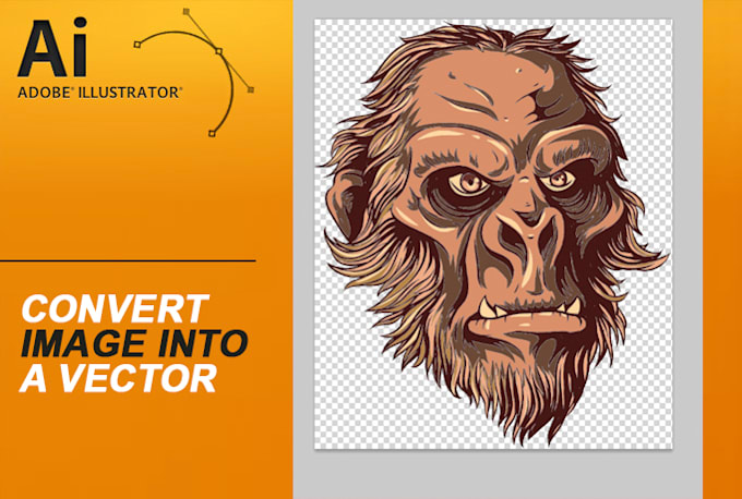 Vectorize any image using illustrator by Nvinceable23 | Fiverr
