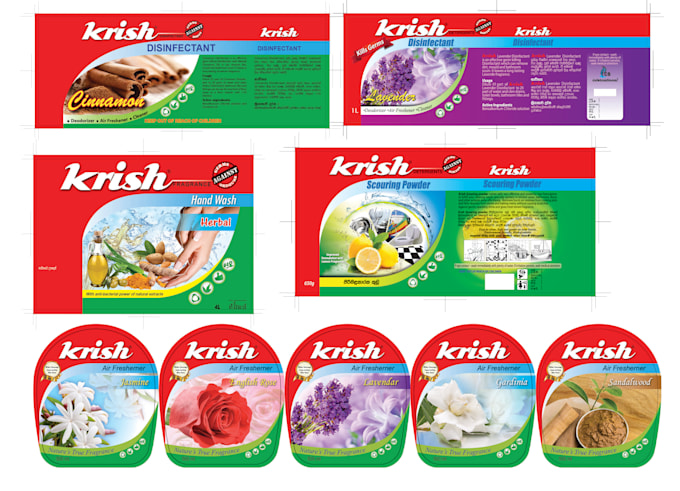 Design creative label design for every product by Surendrakumara | Fiverr