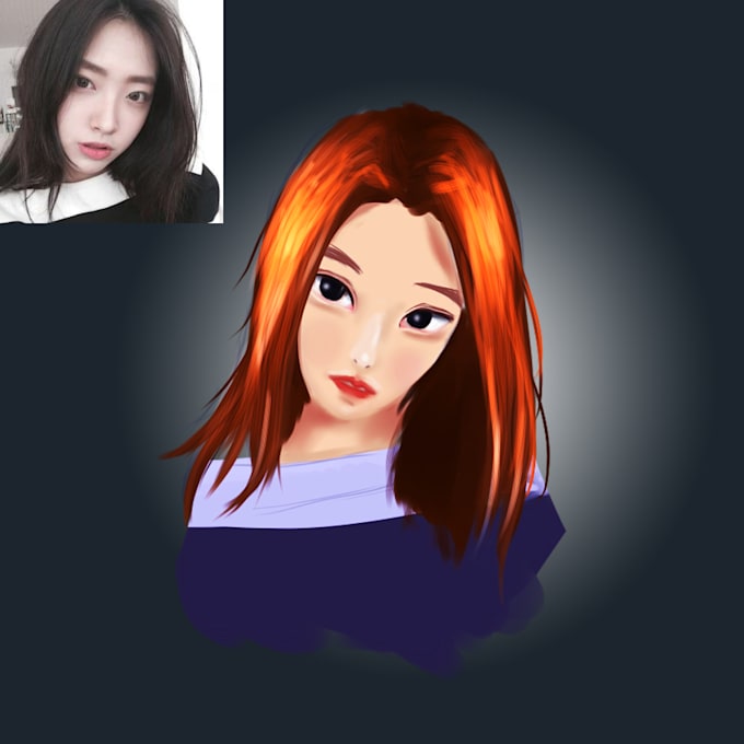 Do digital cartoon portrait by Artpung | Fiverr