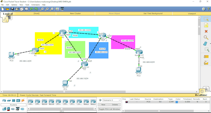 Do cisco packet tracer configurations by Kalana1994 | Fiverr