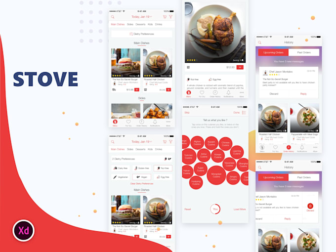 Do mobile app ui ux design with interactive figma prototypes by Ad_raza | Fiverr