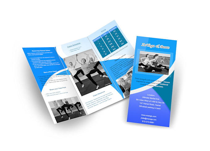 Make a 3 fold brochure by Graphicshand | Fiverr